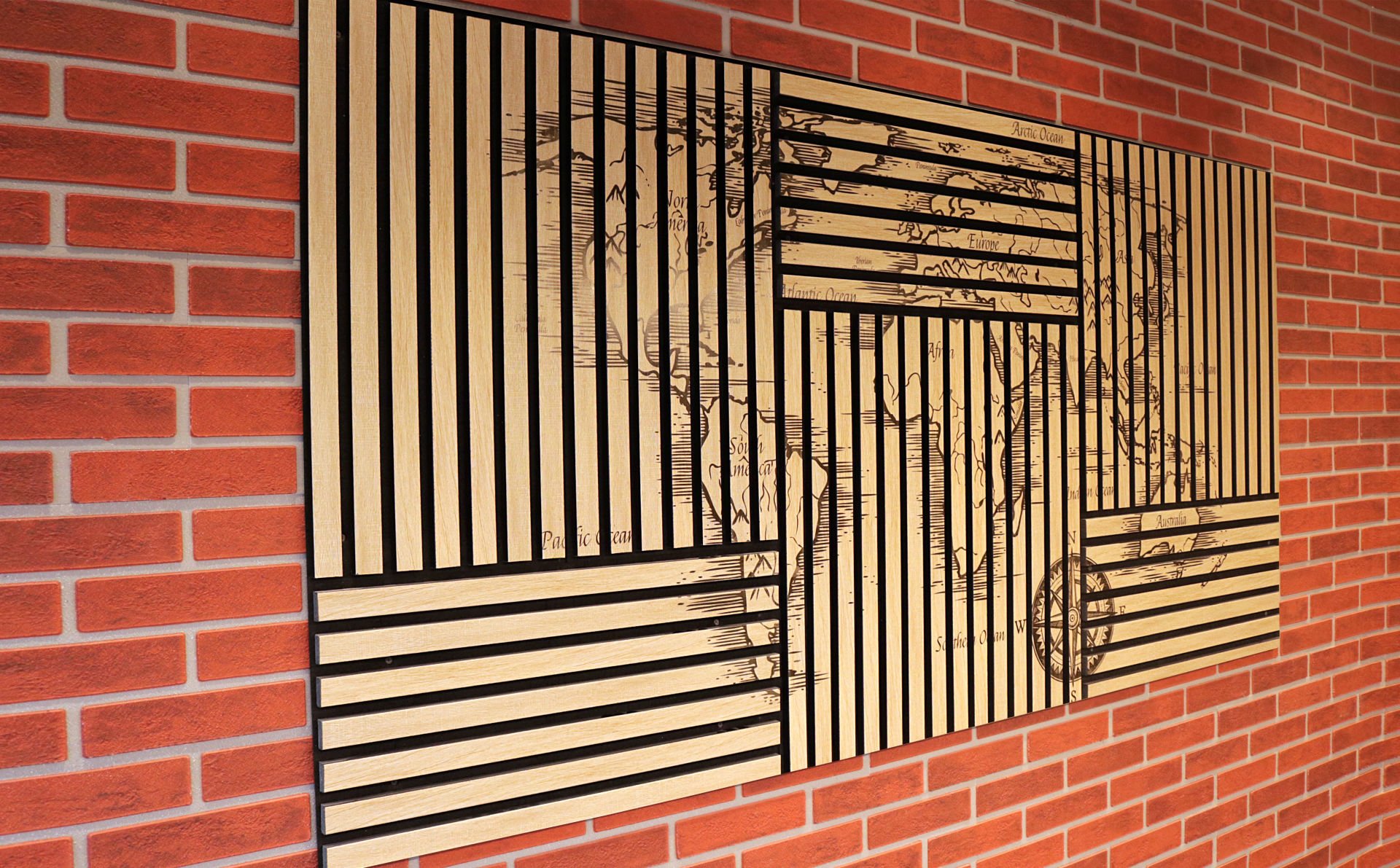 29x58 cm Akustik Duvar Kaplama Paneli - LAN-401